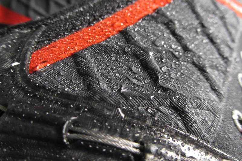 Waterproof Technology for Mountain Clothes Stock Image - Image of rain ...
