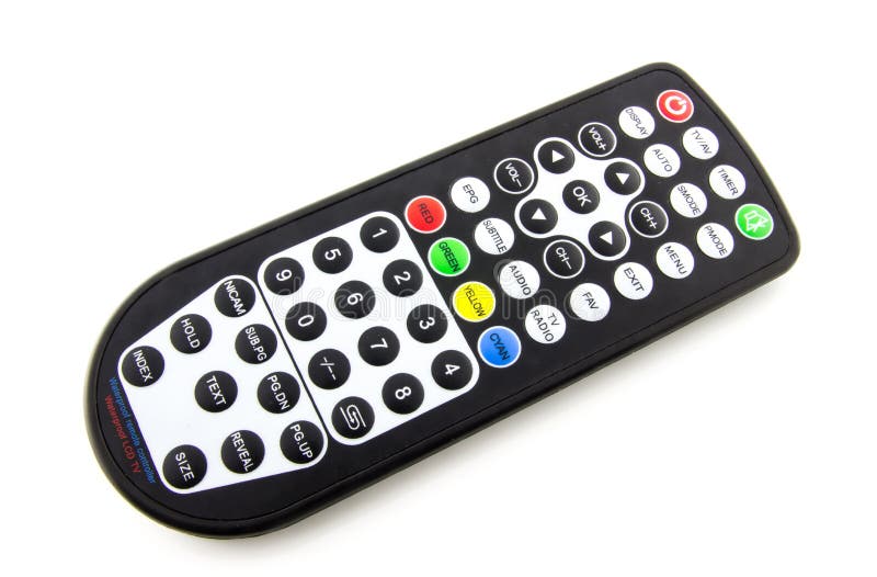 Waterproof TV Remote Control Stock Photo - Image of proof, closeup ...