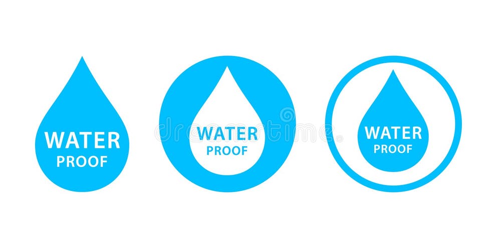 Waterproof Vector Icon. Waterproof Logo Stock Vector - Illustration of ...