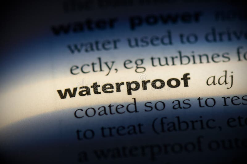 Waterproof stock image. Image of isolated, education - 161577103