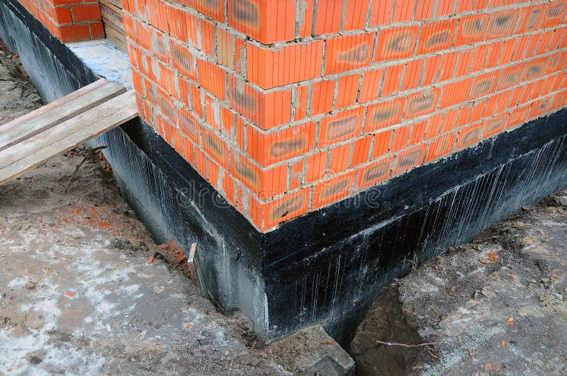 Waterproofing Foundation Bitumen. Foundation Waterproofing, Damp ...