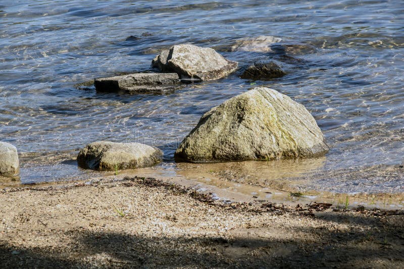 At the Waters Edge at the Quabbin Reservoir Stock Photo - Image of ware ...