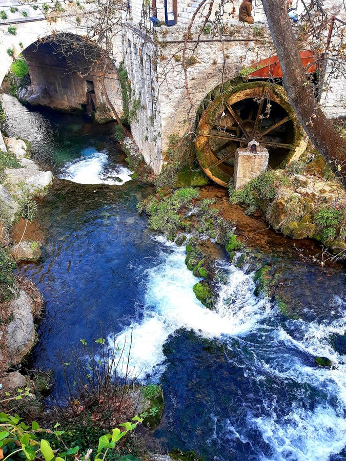 Waters of levadia stock photo. Image of river, waters - 212858854