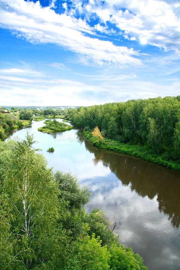 Waterscape stock photo. Image of foliage, june, silent - 10625898
