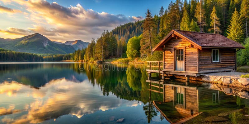 Waterside Escape Finding Peace and Inspiration in a Cabin by the Lake ...