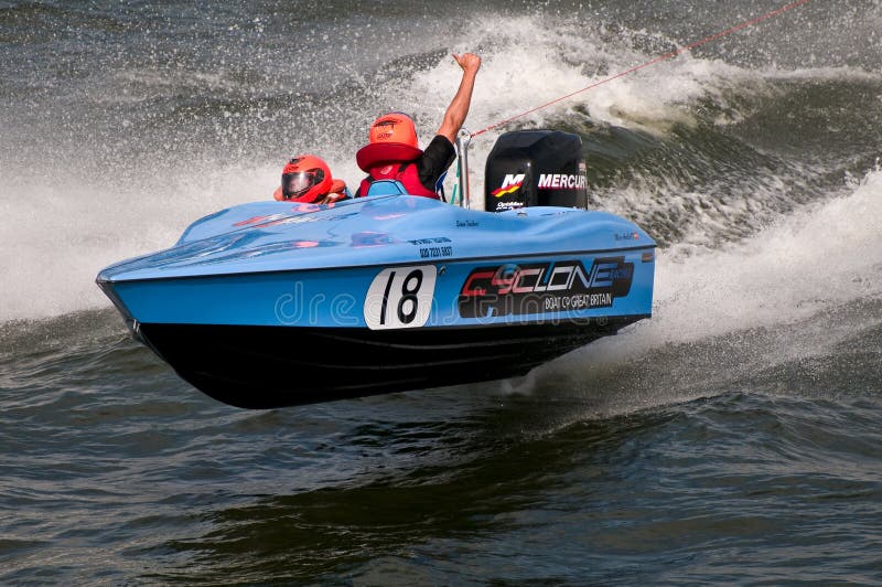 Waterski racing boat editorial image. Image of canal - 10361195