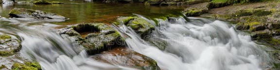 Watersmeet bridge pool stock photo. Image of scenery - 156091022