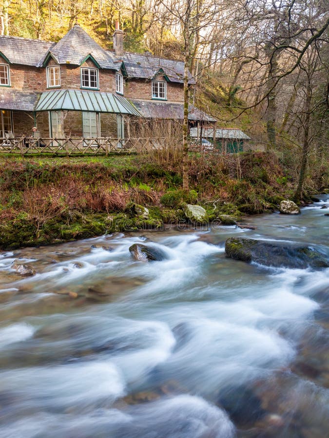 Watersmeet Devon England stock photo. Image of outside - 30690206