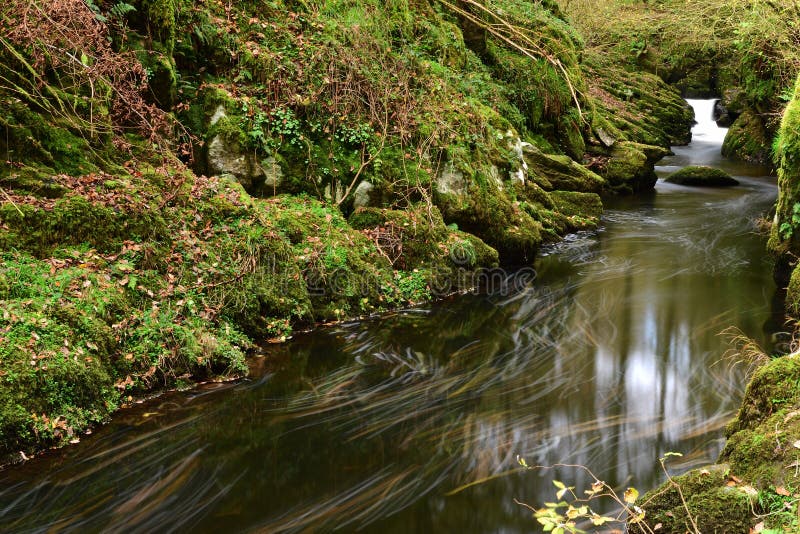Watersmeet in Devon stock photo. Image of devon, rural - 107227466