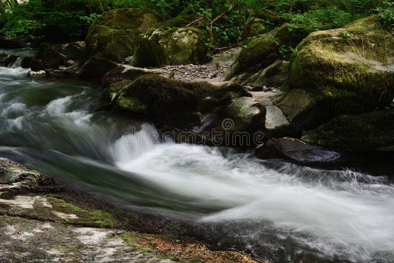 Watersmeet in Devon stock photo. Image of fresh, outdoors - 123483196