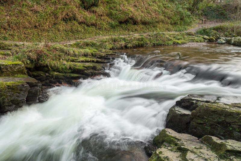 Watersmeet in Devon stock photo. Image of environment - 177864314