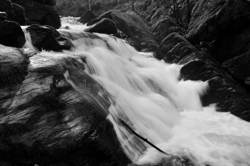 Watersmeet Waterfall, Exmoor, Devon UK Stock Photo - Image of beauty ...