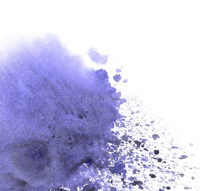 Watersplash Do Roxo Da Aquarela Ilustração Stock - Ilustração de ...
