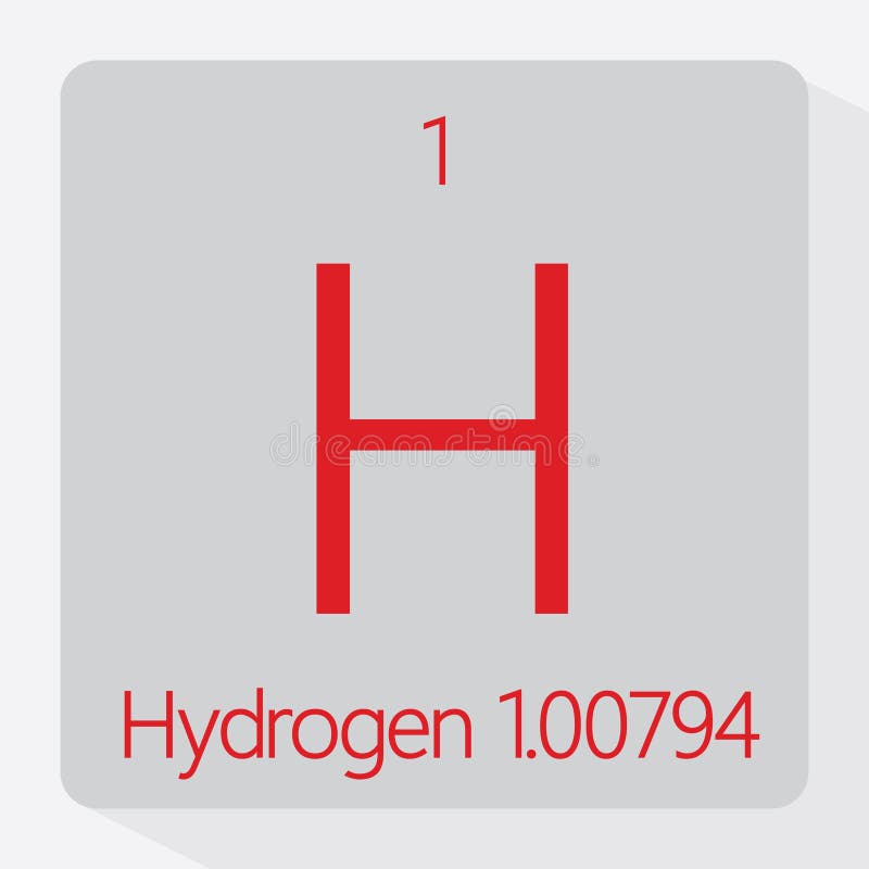 Waterstof vector illustratie. Illustration of grafisch - 88654224