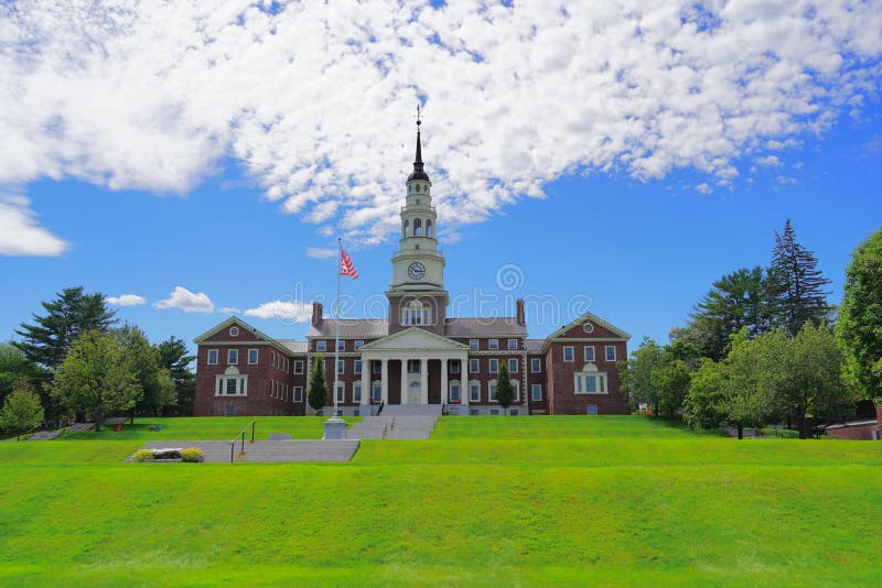Campus of Colby College in Maine, USA Stock Image - Image of gate, fall ...