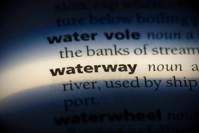 Waterway stock photo. Image of detail, highlighted, meaning - 161577080