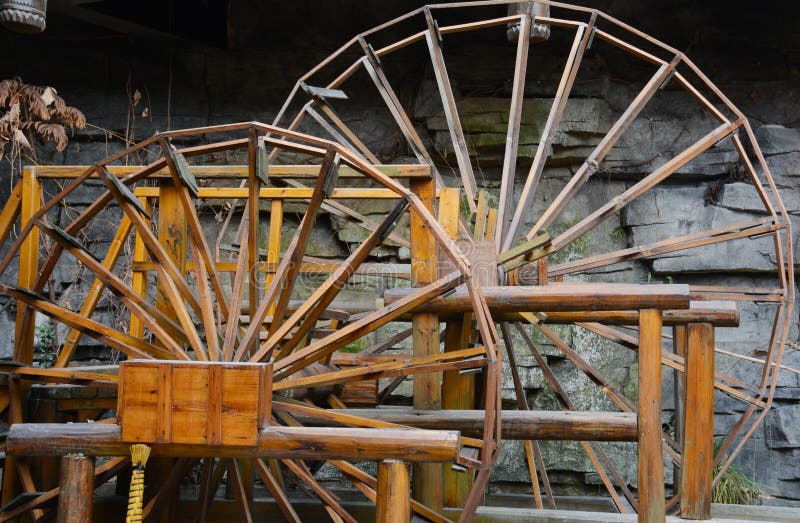 Waterwheel stock image. Image of scenery, traditional - 38178551