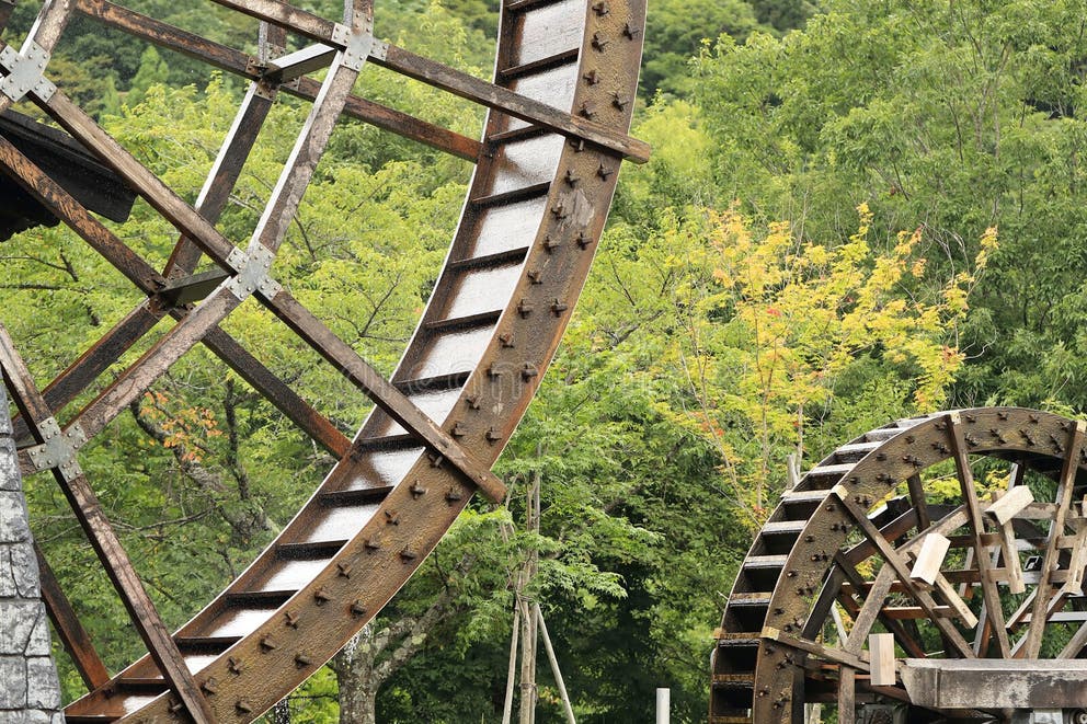 Waterwheel stock photo. Image of ecology, construction - 76102870