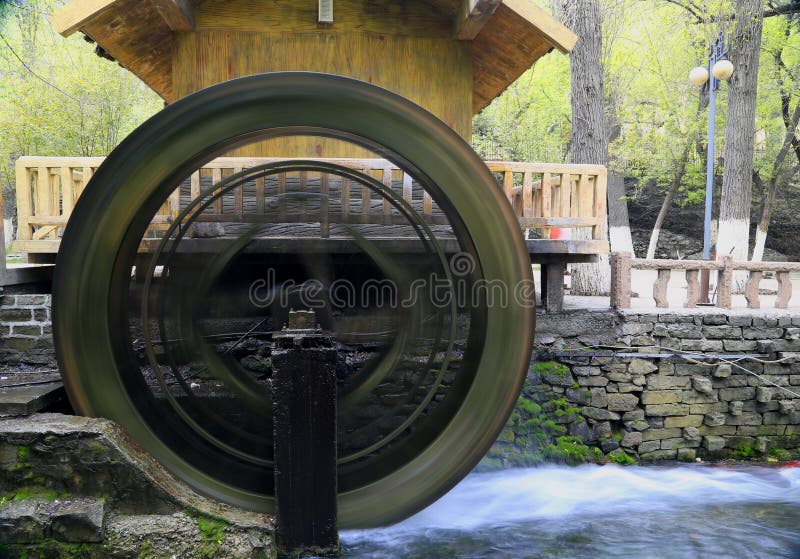 Waterwheel stock photo. Image of shack, grist, landmark - 30711366