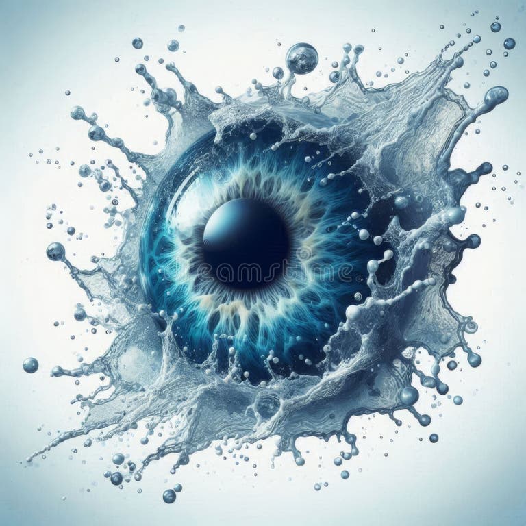 Watery Perception stock illustration. Illustration of insight - 328628163