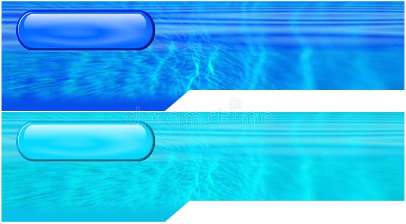 Watery shaped headers stock illustration. Illustration of header - 5617685