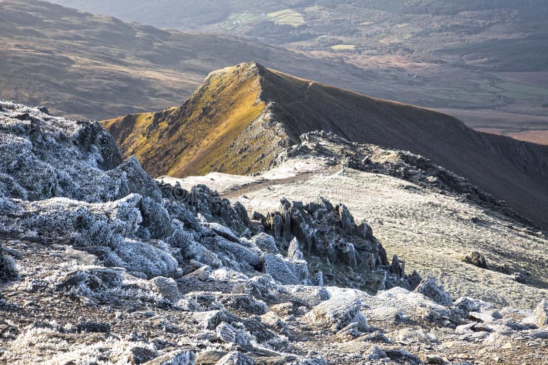 Watkins Path stock image. Image of hoar, landscpe, snowdon - 36102083
