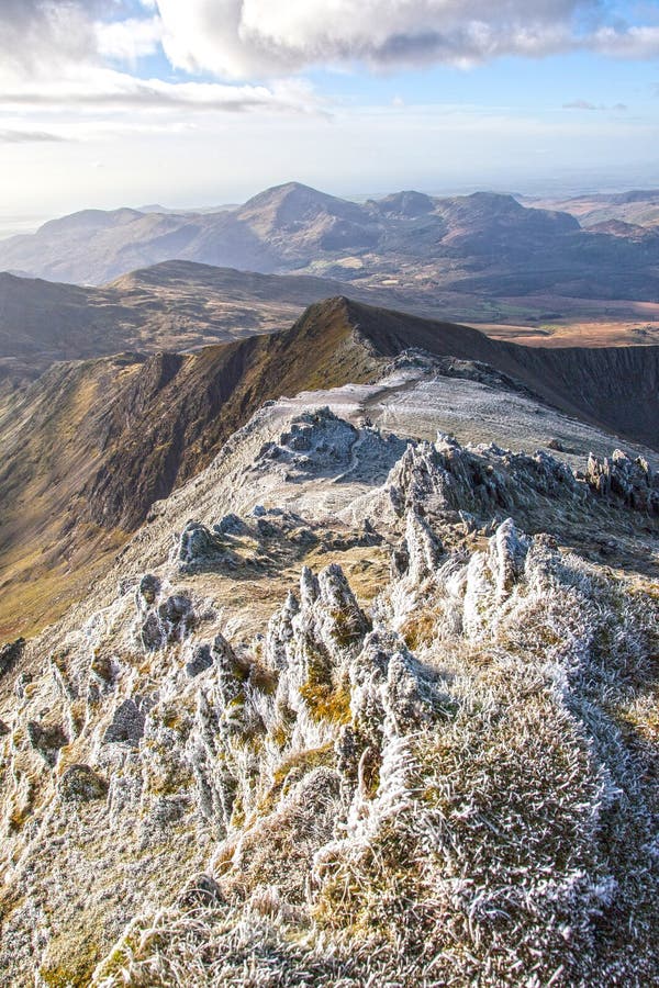Watkins Path stock image. Image of hoar, landscpe, snowdon - 36102083