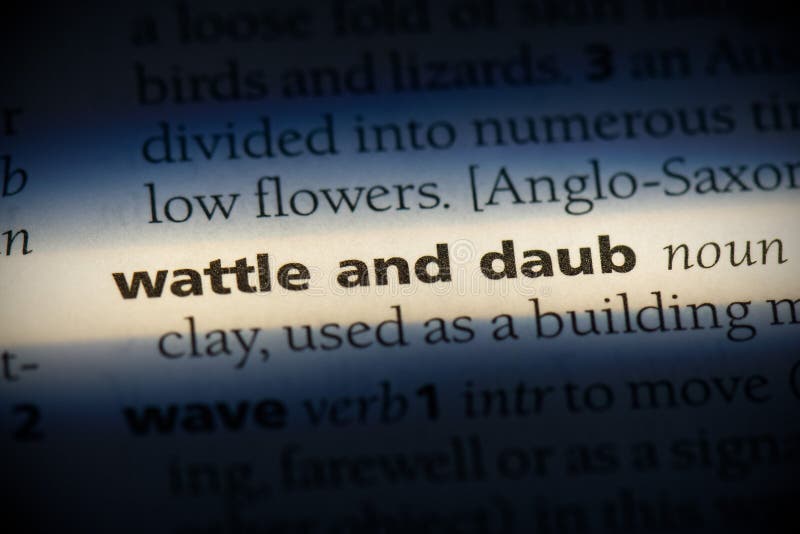 Wattle-and-Daub Construction Details Stock Photo - Image of many ...