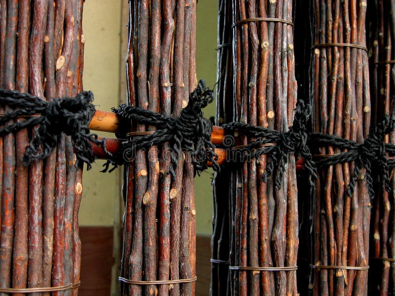 Wattle fence stock photo. Image of twigs, japan, brown, wattle - 8936