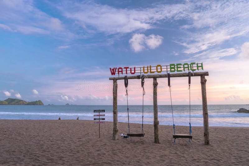 Watu Ulo Beach Coast stock image. Image of vacation - 271325447