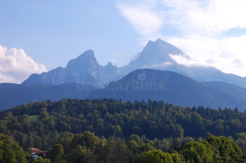 Watzmann stock image. Image of scenery, travel, tourist - 18875347