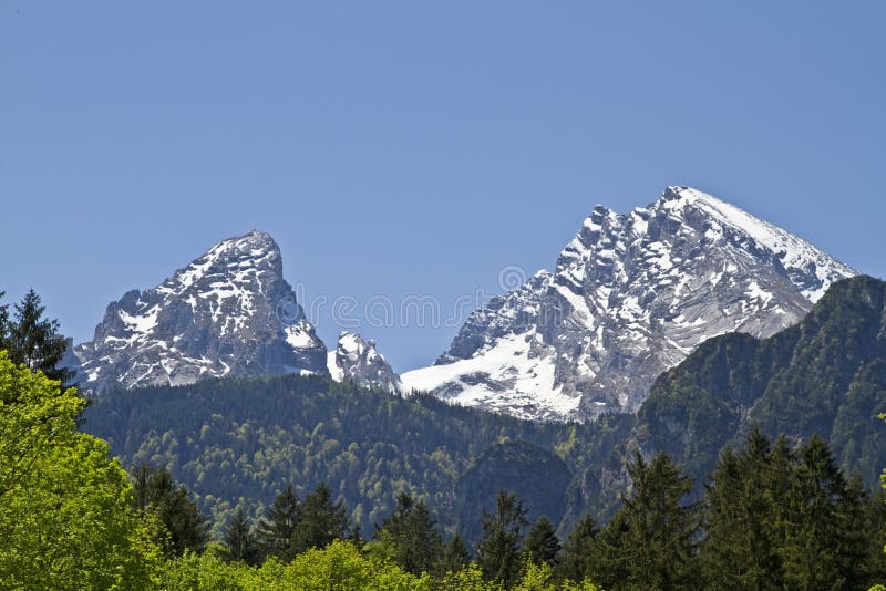 Watzmann stock photo. Image of oberbayern, rupertiwinkel - 21405468