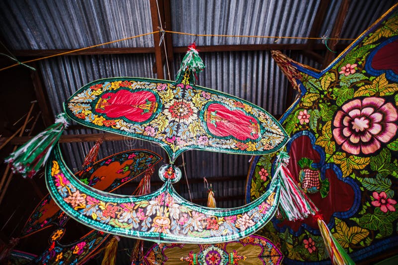 Wau Bulan stock photo. Image of malaysia, craft, traditional - 29162622