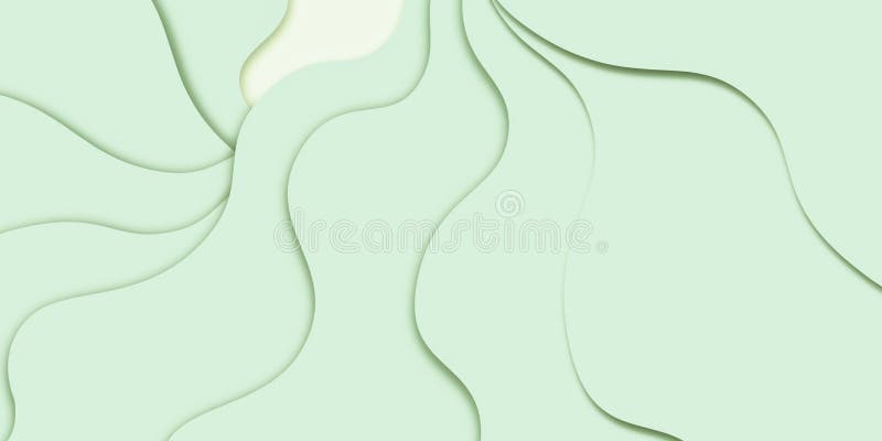 Wave Abstract Art Paper Paper Carving Background Stock Illustration ...