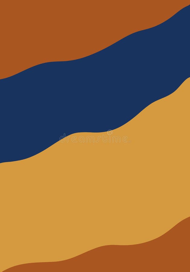 Wave Abstract Background Flat Design Style Stock Illustration ...