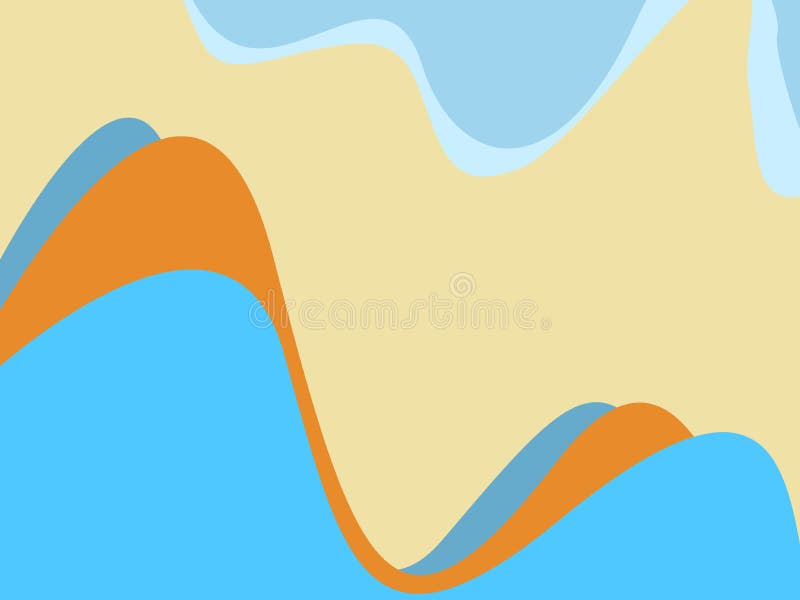 Wave Abstract Background for Layout Design, Web Template, Mobile or ...