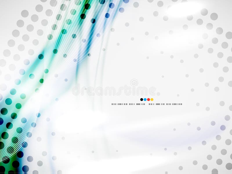 Wave Abstract Design Template Stock Vector - Illustration of mesh ...
