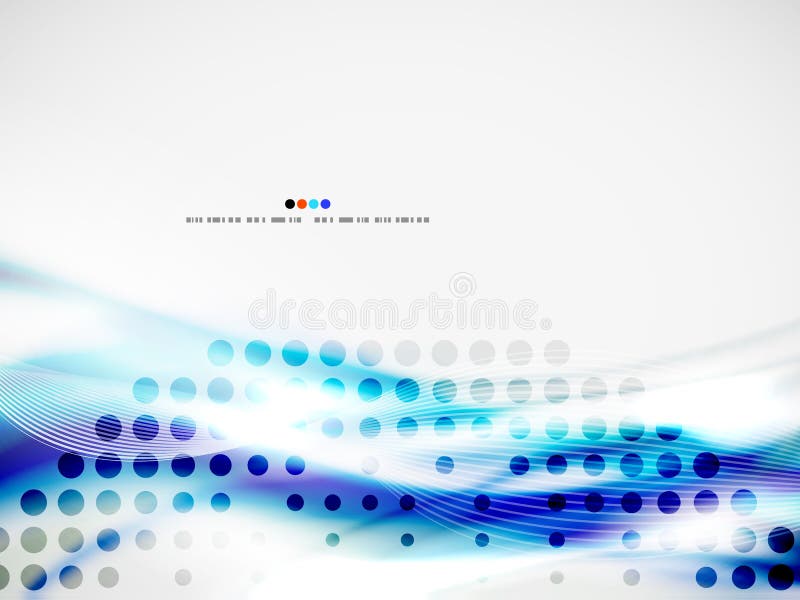 Wave Abstract Design Template Stock Vector - Illustration of concept ...