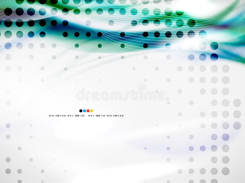Wave Abstract Design Template Stock Vector - Illustration of cover ...