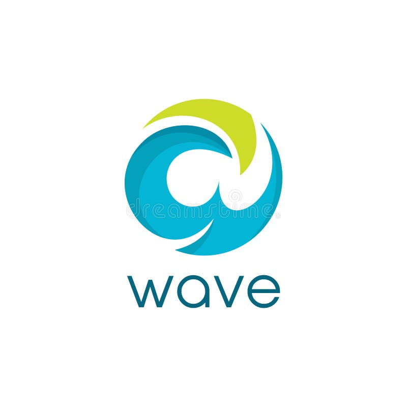Abstract Wave Logo Icon Simple Design. Ocean Logo Stock Vector ...