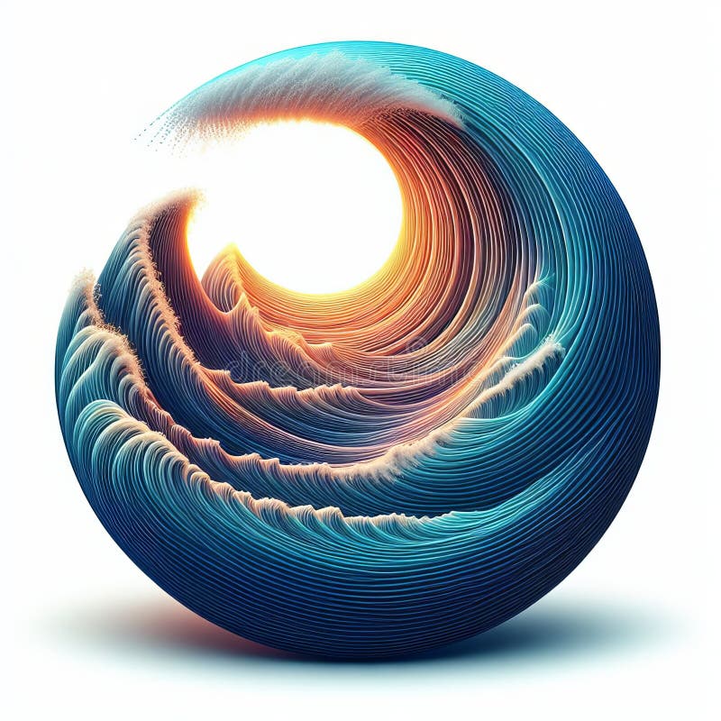 Wave Amplitude the Maximum Displacement of a Wave from it Equi Stock ...