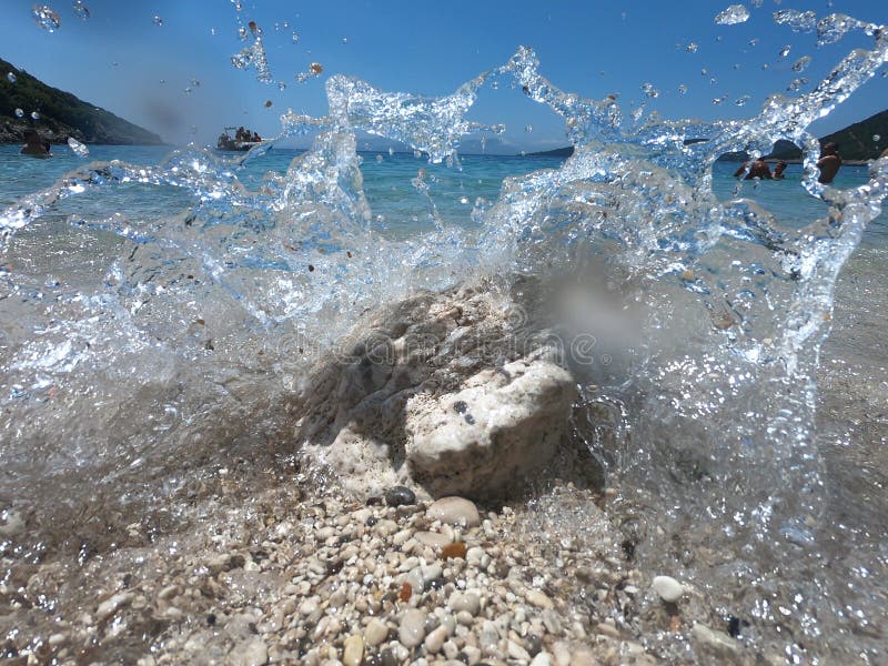 Wave angry stock photo. Image of beautiful, break, rocks - 121545864