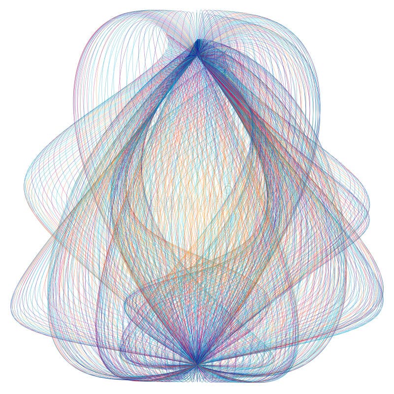 Wave Asymmetrical Mathematical Vector Form Stock Vector - Illustration ...