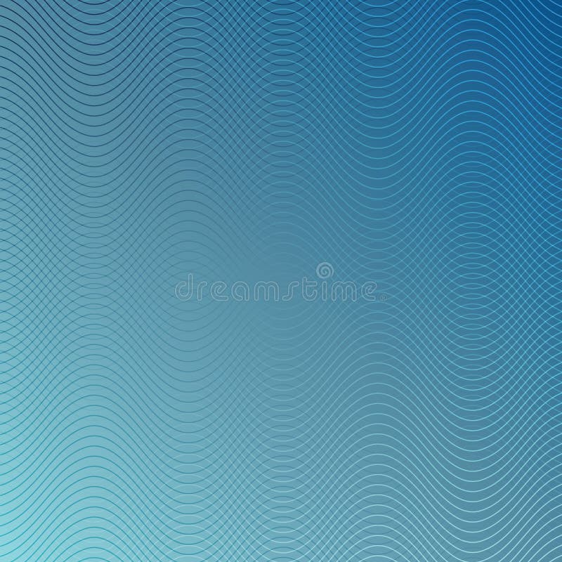 Blue Wave Background, Abstract Moire Texture Stock Vector ...