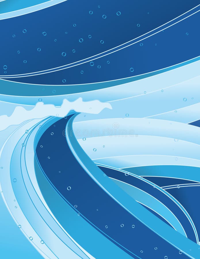 Wave background design stock vector. Illustration of vertical - 10049227