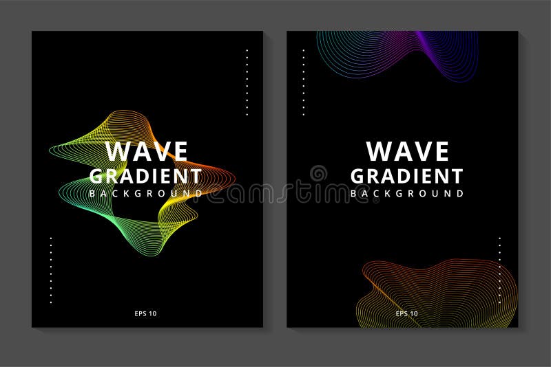 Wave Background Minimal Vector Cover Stock Vector - Illustration of ...