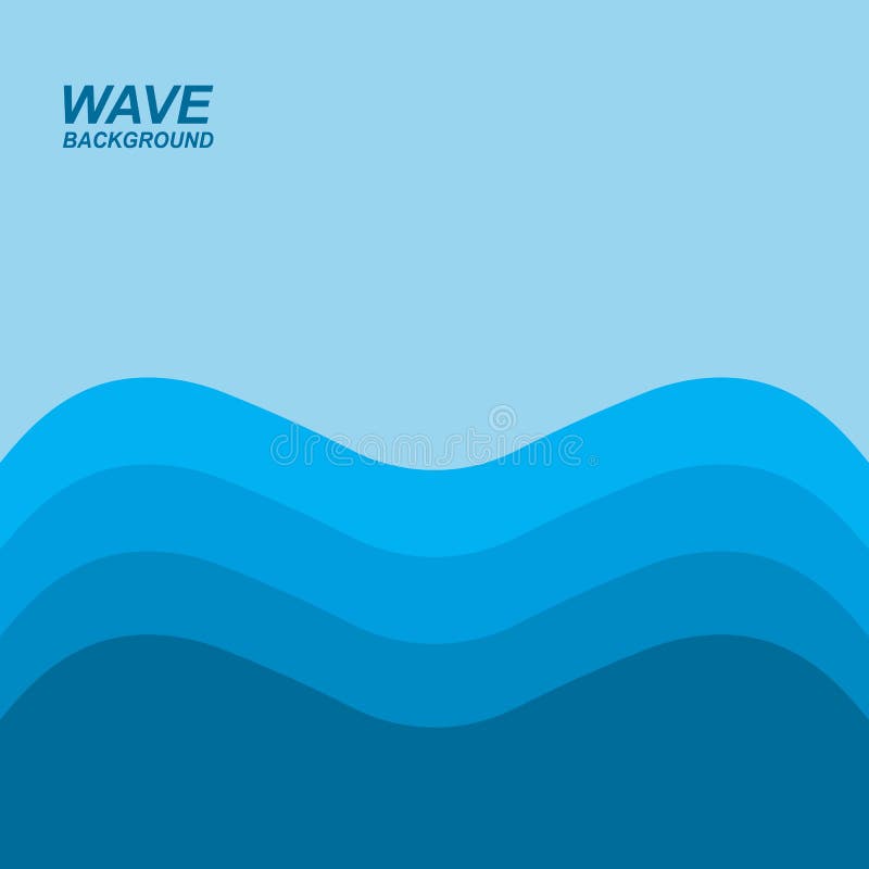 Wave Background Vector Illustration Stock Vector - Illustration of ...