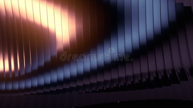 Wave Band Abstract Background Surface 3d Rendering Stock Illustration ...
