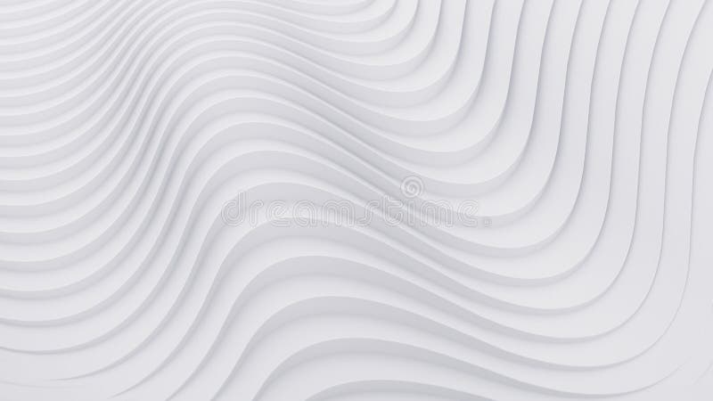 Wave Band Abstract Background Surface 3d Rendering Stock Photo - Image ...