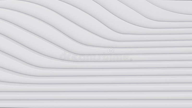 Wave Band Abstract Background Surface 3d Rendering Stock Illustration ...